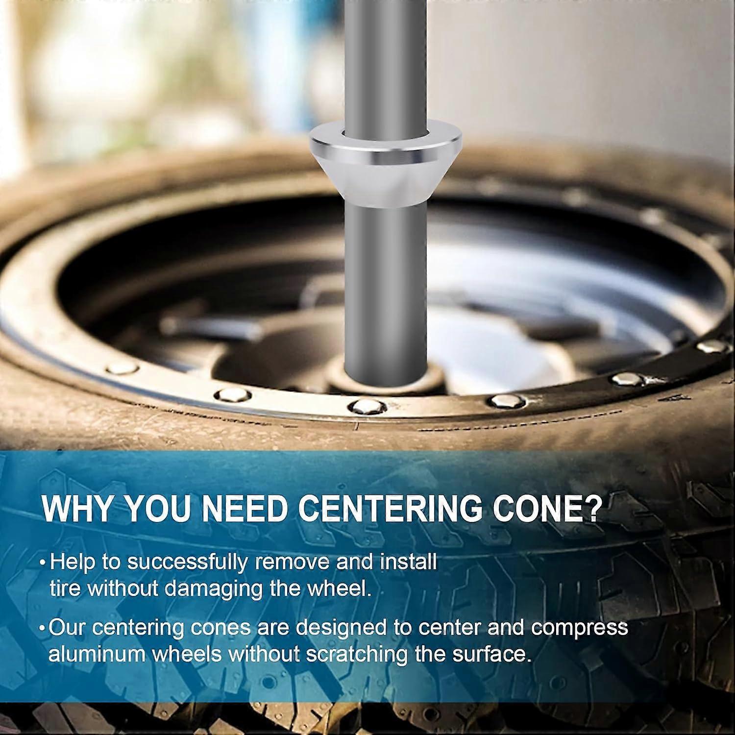 Manual Tire Changer Centering Cone, Portable Wheel Balancer Hold Down ...