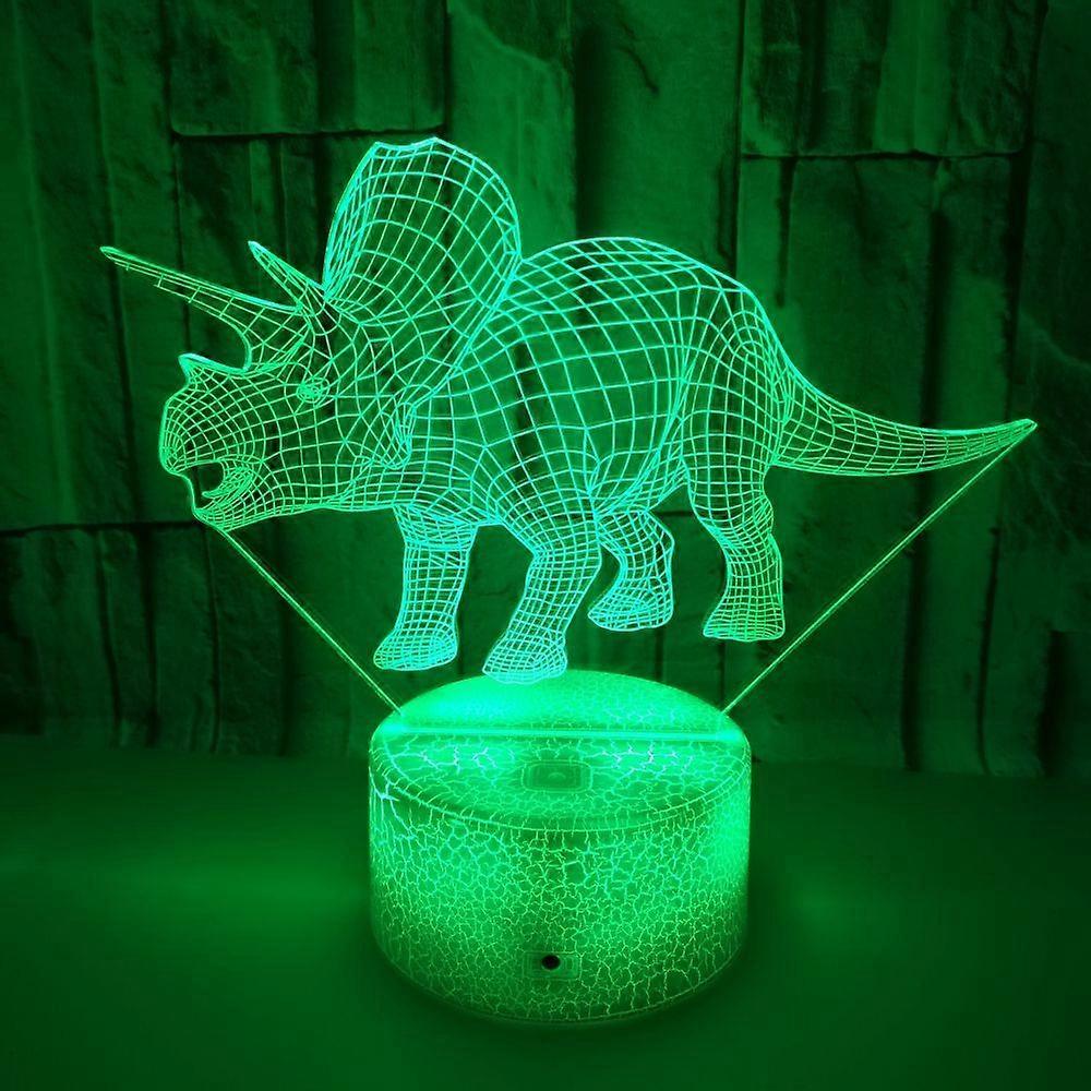 Dinosaur Triceratops Light 3d Led Night Projector | Fruugo UK