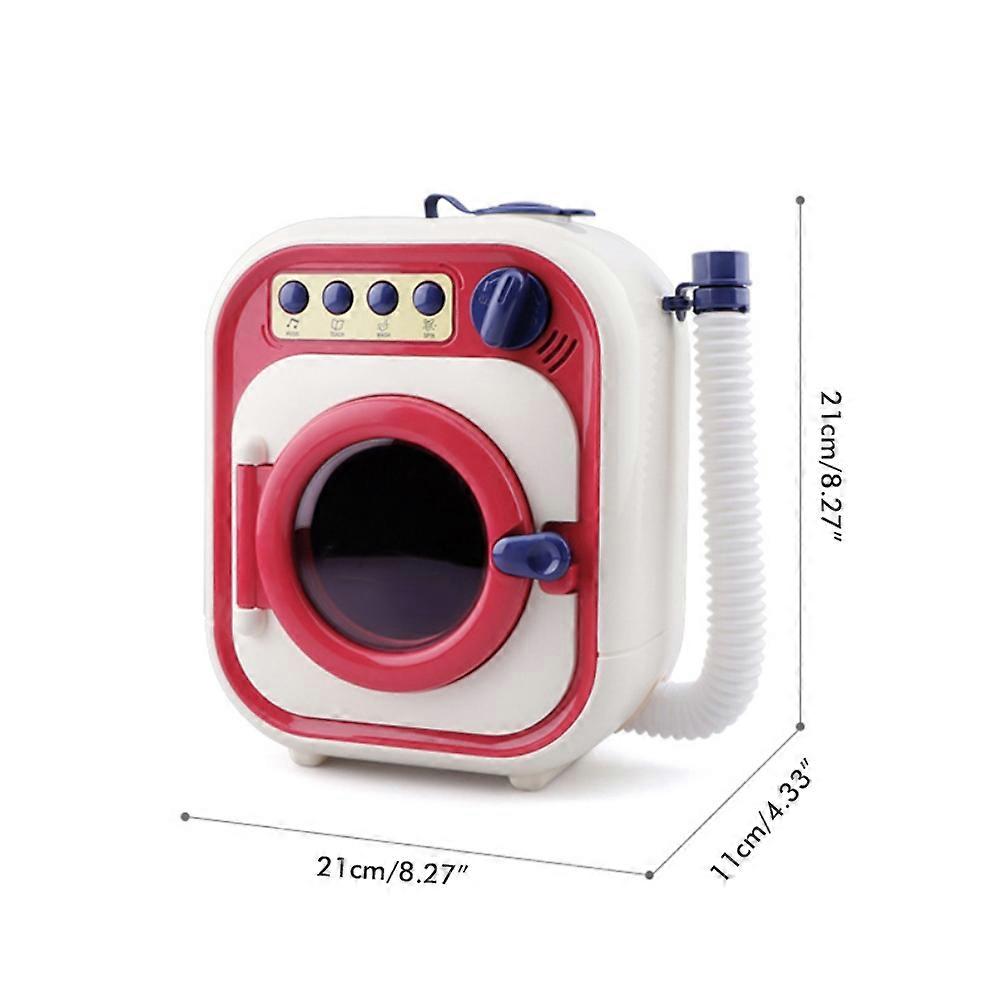 Electric Mini Washing Machine Toy Child Wash Machine Toys Waterproof ...
