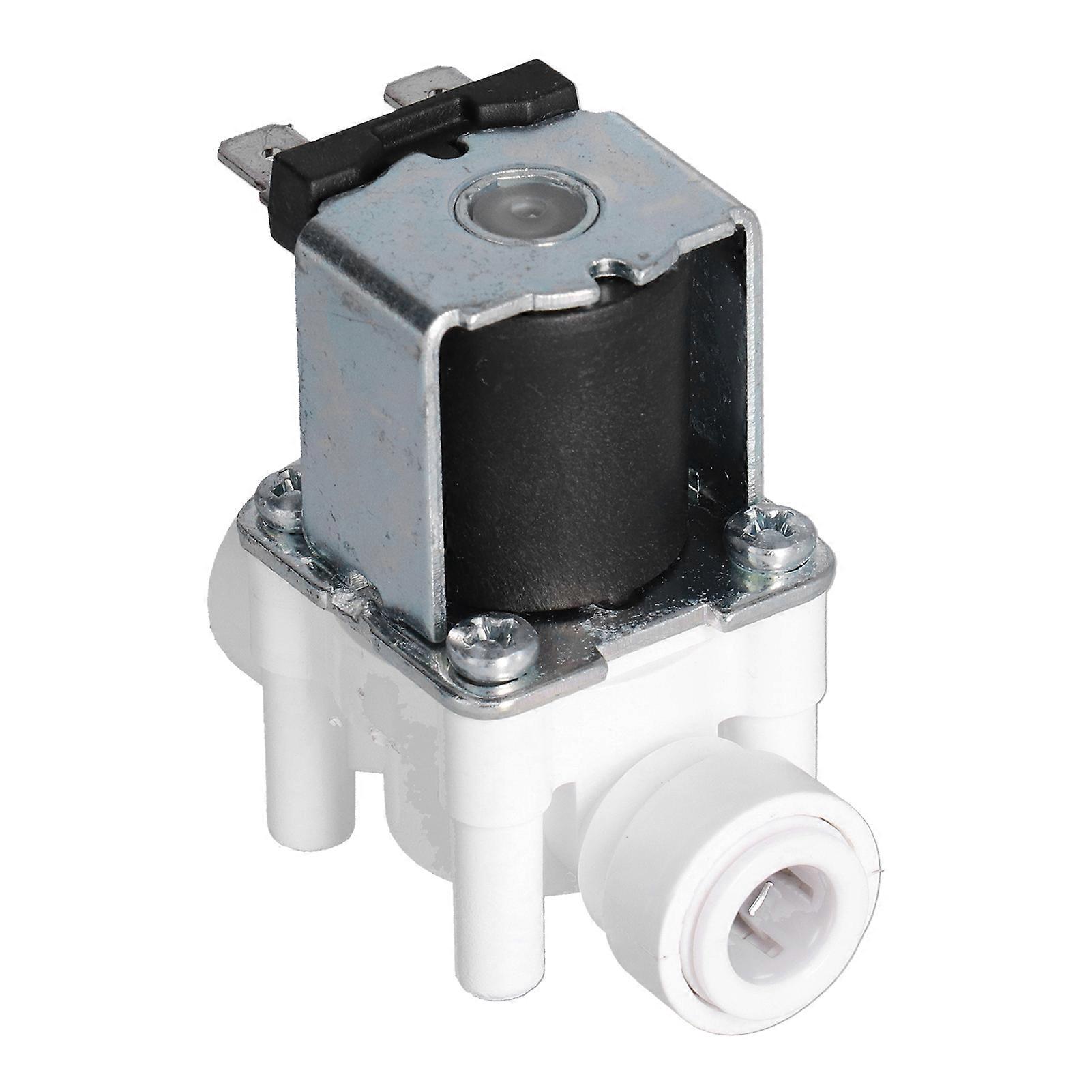 Plastic Electric Solenoid Valve 3/8in Quick Connector Normally Closed Solenoids ValvesAC220V ...