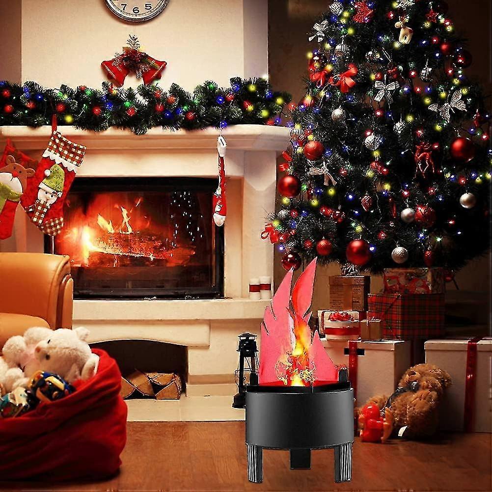 3d Fake Flame Lamp,electric Campfire Artificial Flickering Flame Table ...