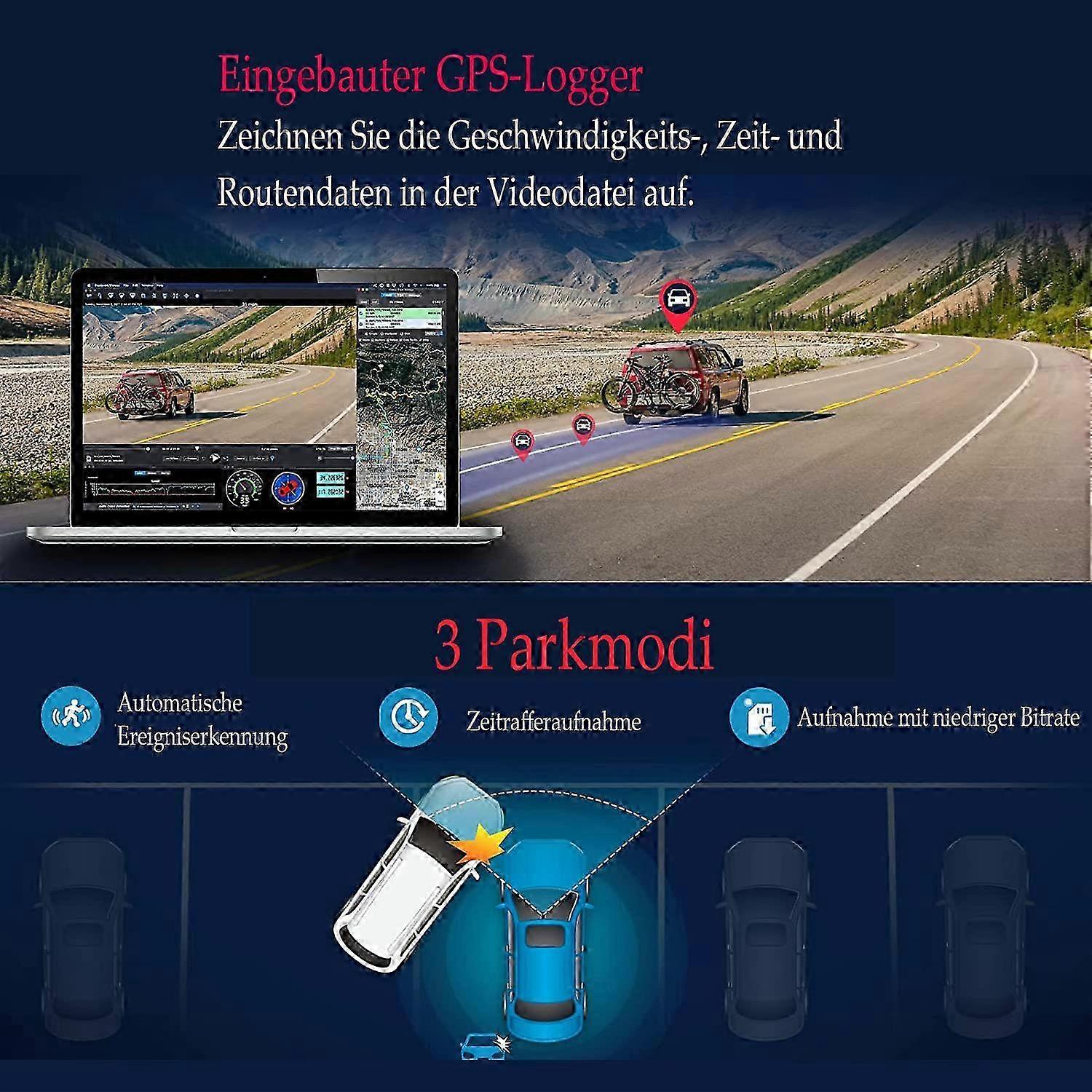 VIOFO A119 V3 Dash Cam 2560x1600P 2k with GPS Module, 24 Hours Buffer ...