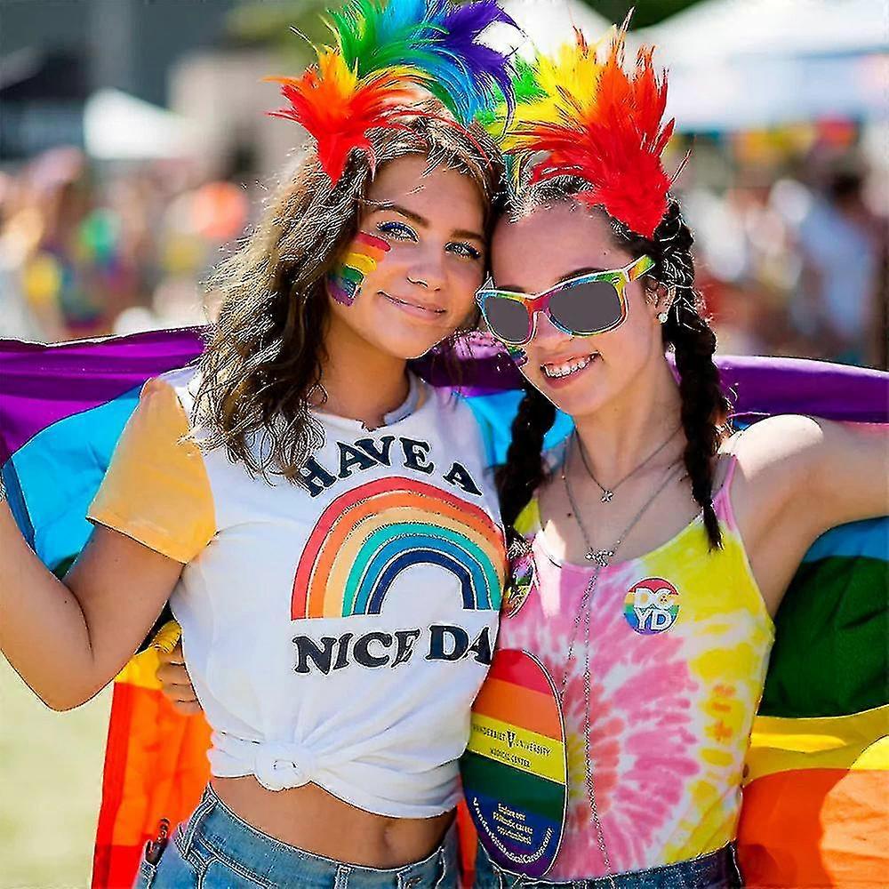 Creative Rainbow Gay Pride Day Sunglass Lgbtq Eyeglass Glasses Party ...