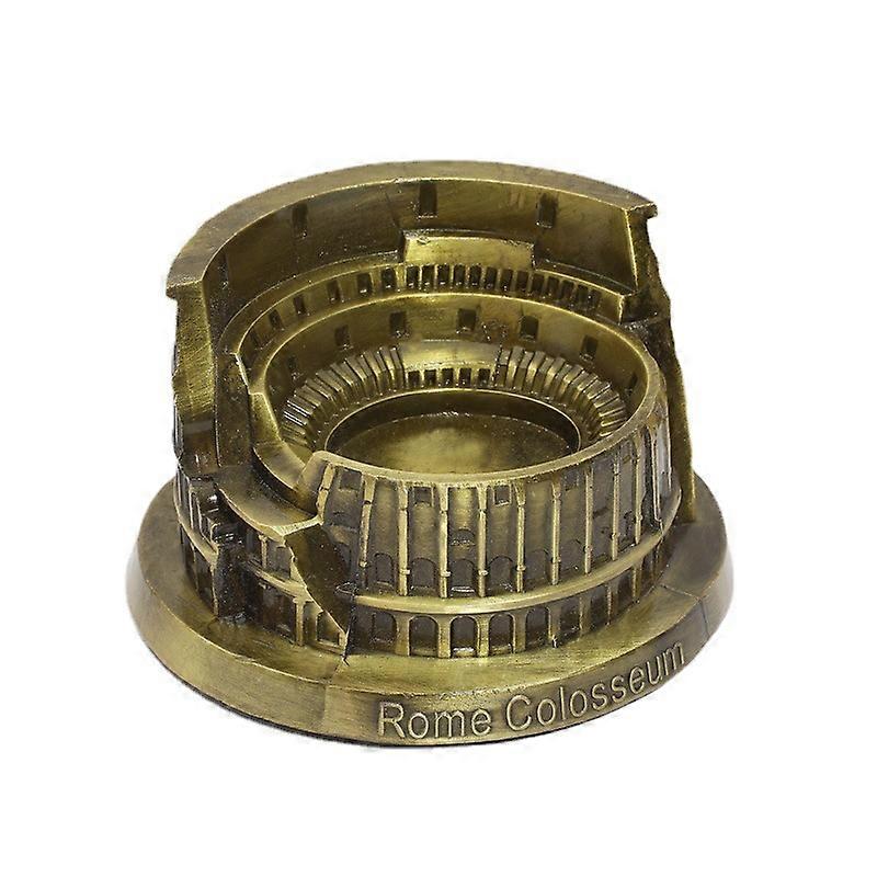 Metal Ornament Figurine, Miniature Roman Colosseum Craft Ornaments ...