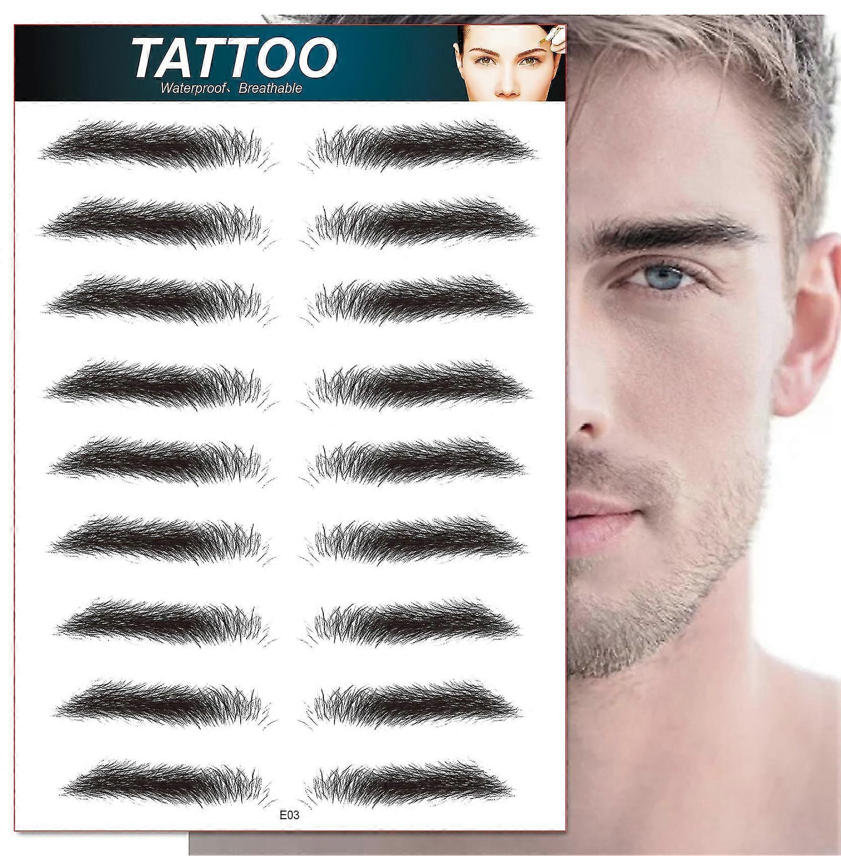 4d Hair-like Waterproof Eyebrow Tattoos Stickers Grooming Sticker ...
