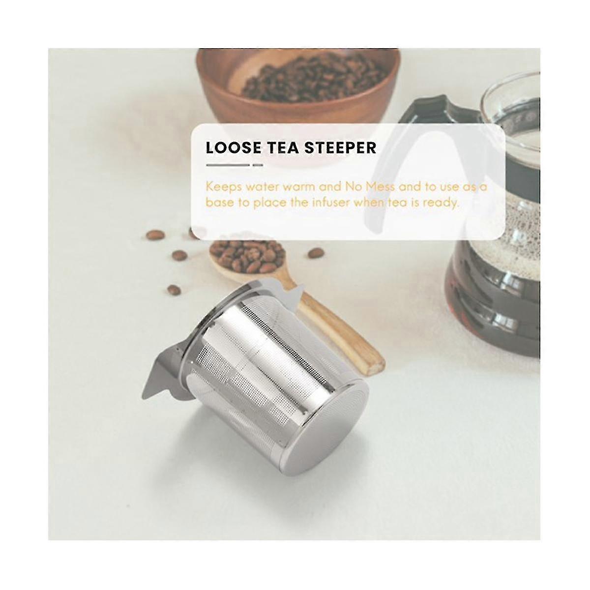 4Pcs Loose Leaf Tea Filters,Stainless Steel Tea Basket Filters Tea ...