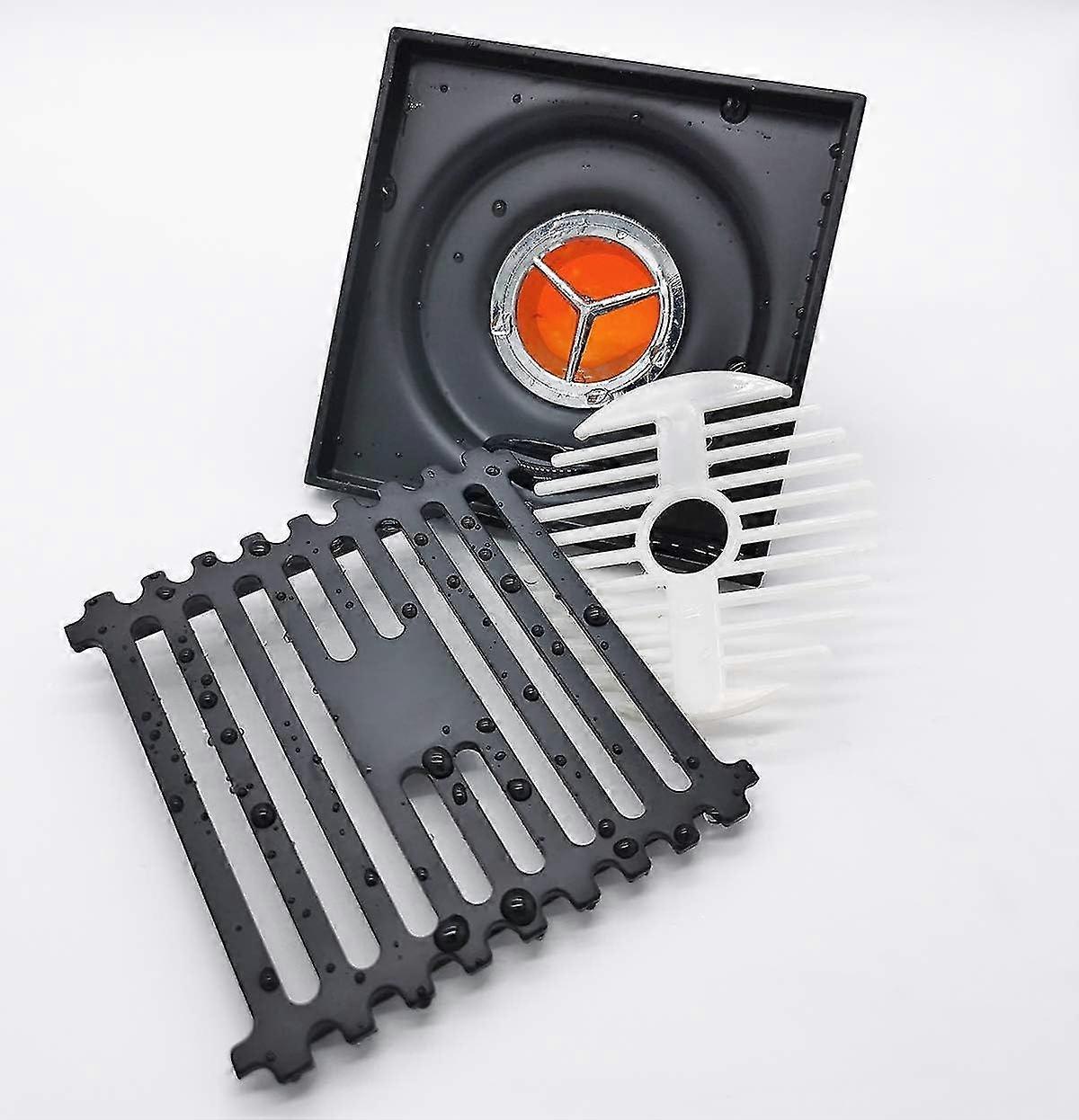 Stainless Steel Square Drain Drain Cover Anti-Odor Straight Floor Drain ...