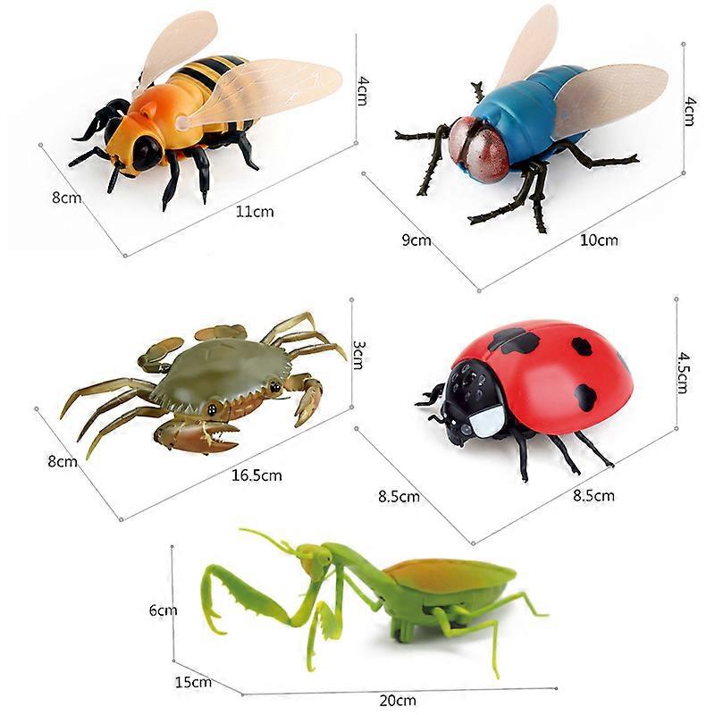 Infrared Remote Control Spider Insects Flies Bees Ladybugs Crabs ...