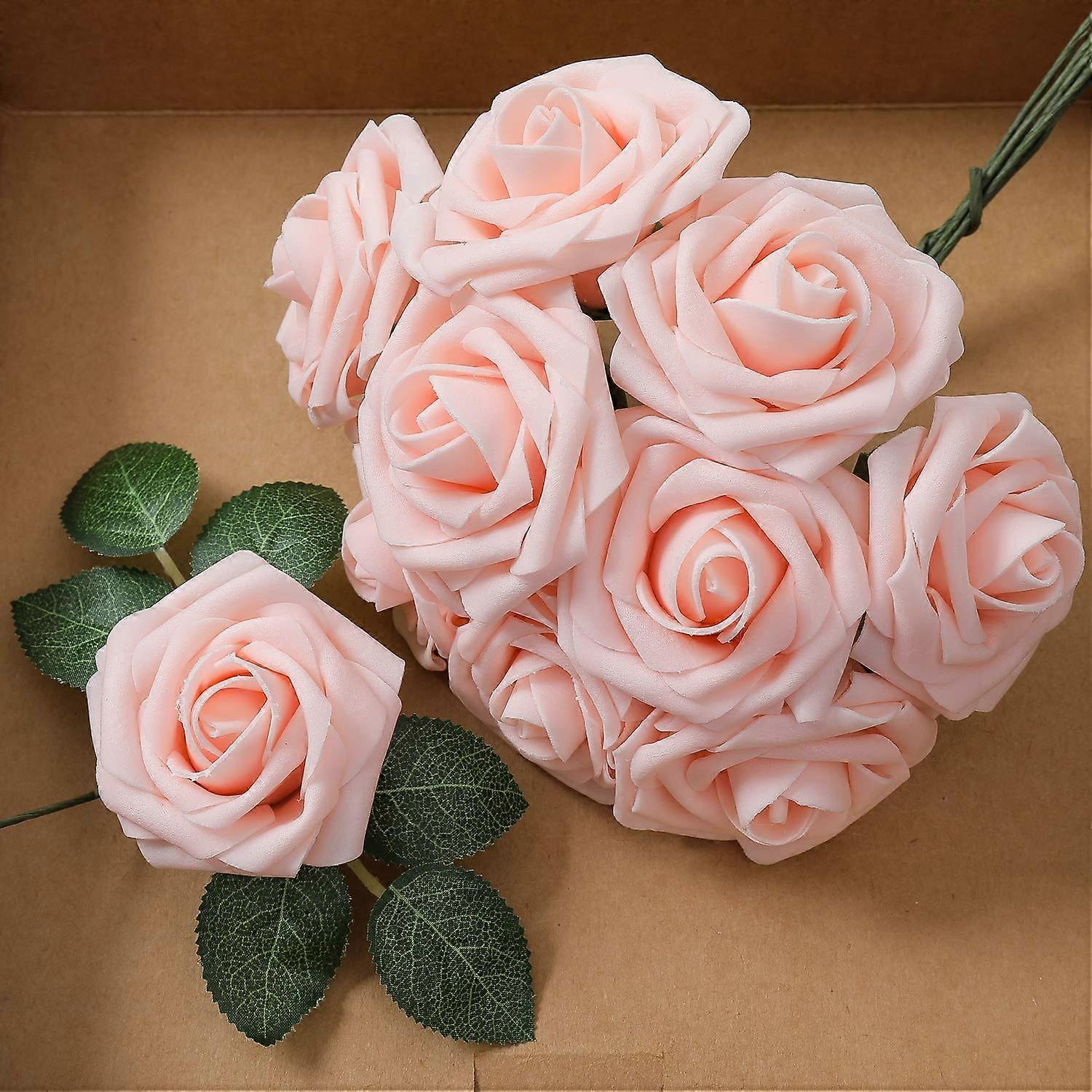 Artificial Roses Flowers Foam Roses Foam Roses Artificial Flowers Rose ...