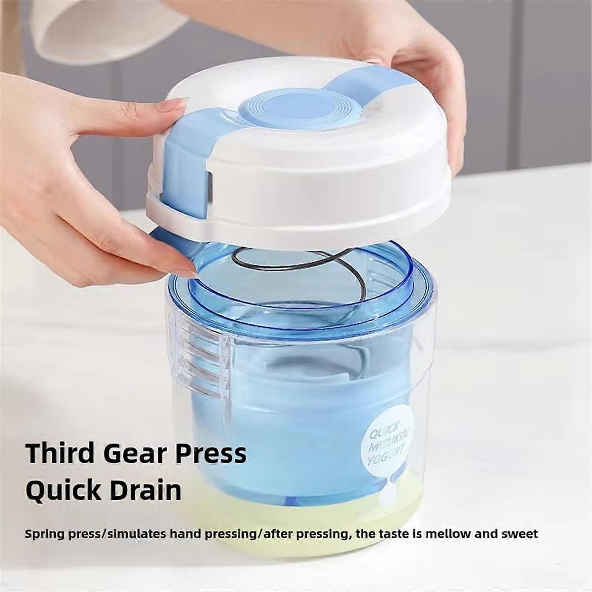 Multi-Functional Yogurt and Cheese Strainer- Compact Design for Easy ...