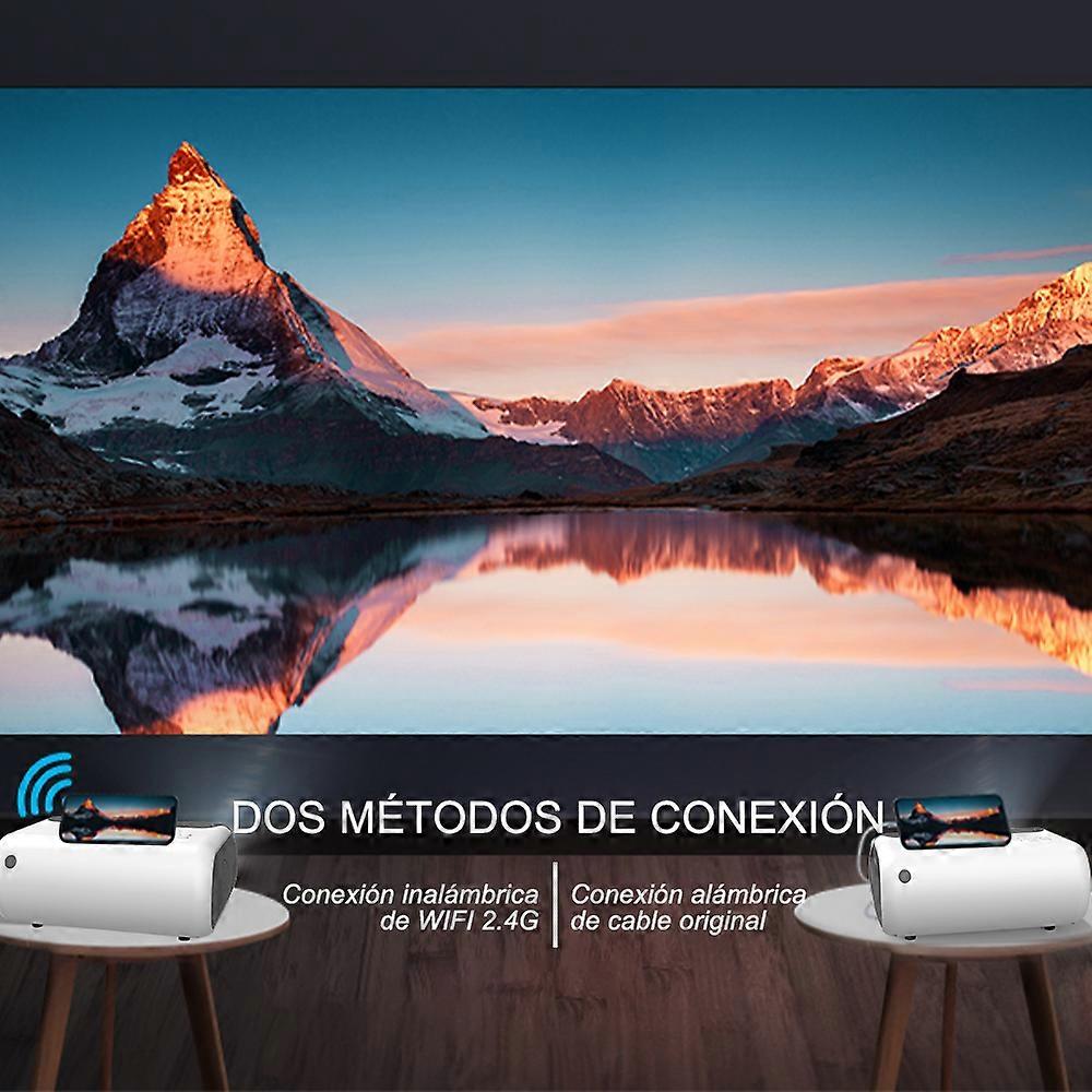 LED Projector P80 Support 1080p 4000 Lumens Mini WiFi Projector ...