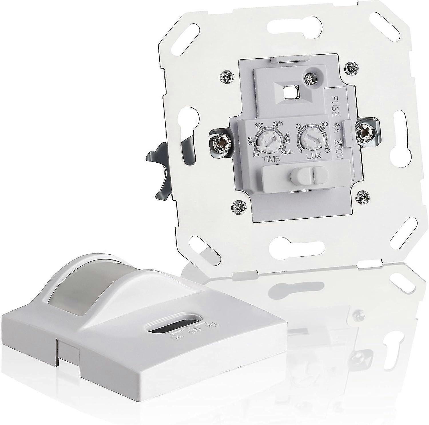 Indoor Motion Detector, Recessed Wall Mounting, Adapted LED, Infrared ...