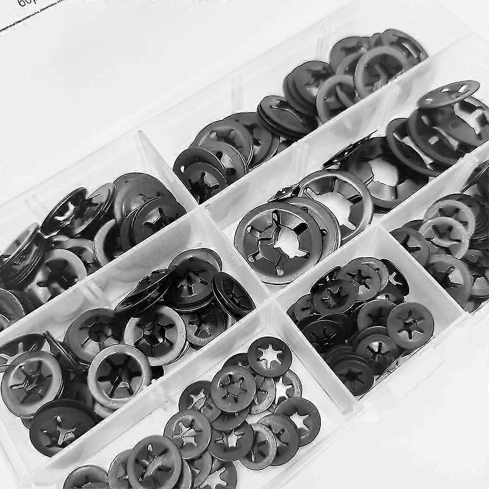 340 Pack M3/m4/m5/m6/m8/m10/m12 Lock Washers With Box Starlock Inner ...