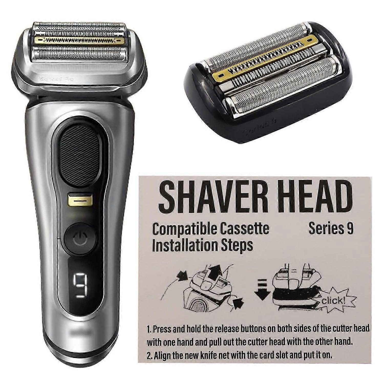 For Braun Series 9 Electric Shaver Replacement Head 92S Electric Razors ...