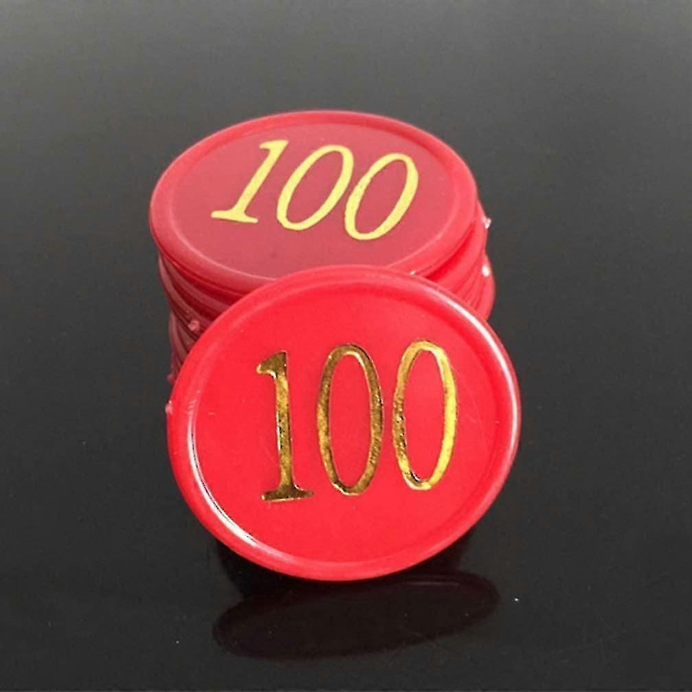 80pcs Plastic Bingo Chip, Number 10/20/50/100 Round Learning Counters 1 ...