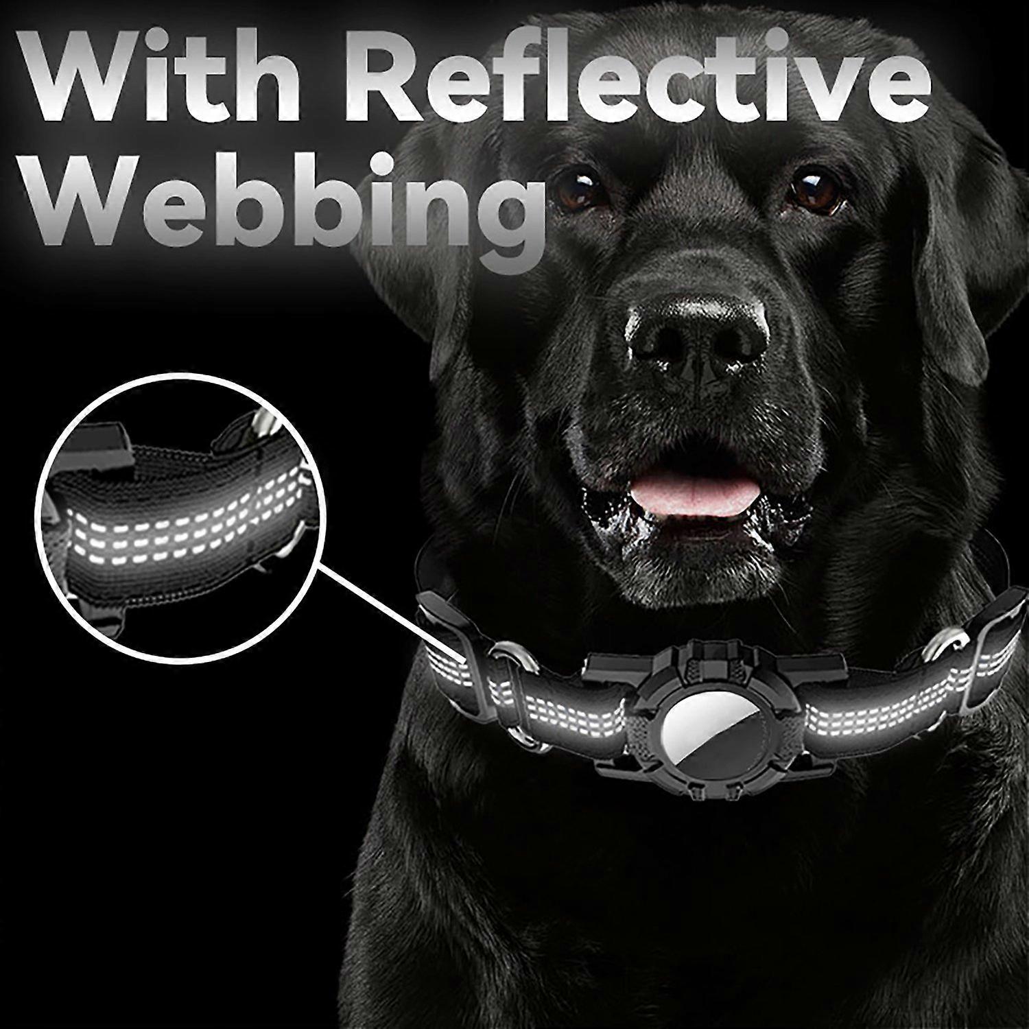 Pet Collar Waterproof Reflective GPS Dog Collar Adjustable Anti-lost ...