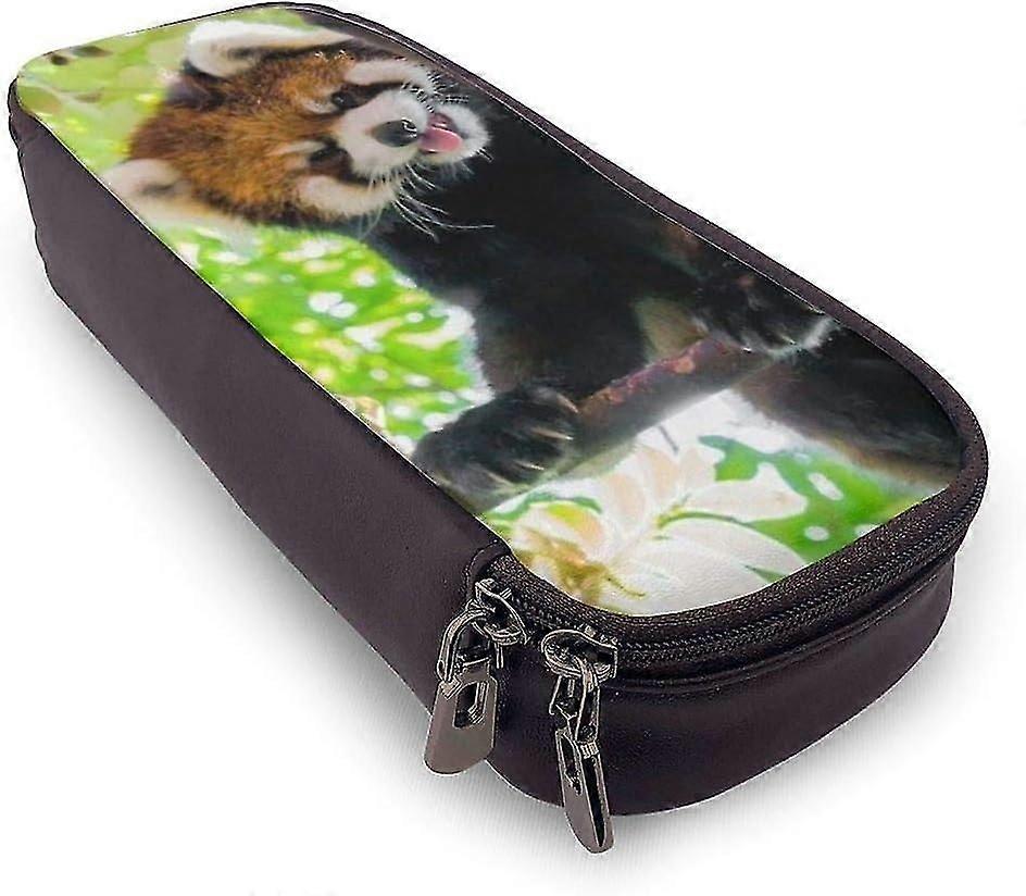 i90 Hirola Red Panda Pencil Case Big Capacity Pen Pencil Marker Holder ...