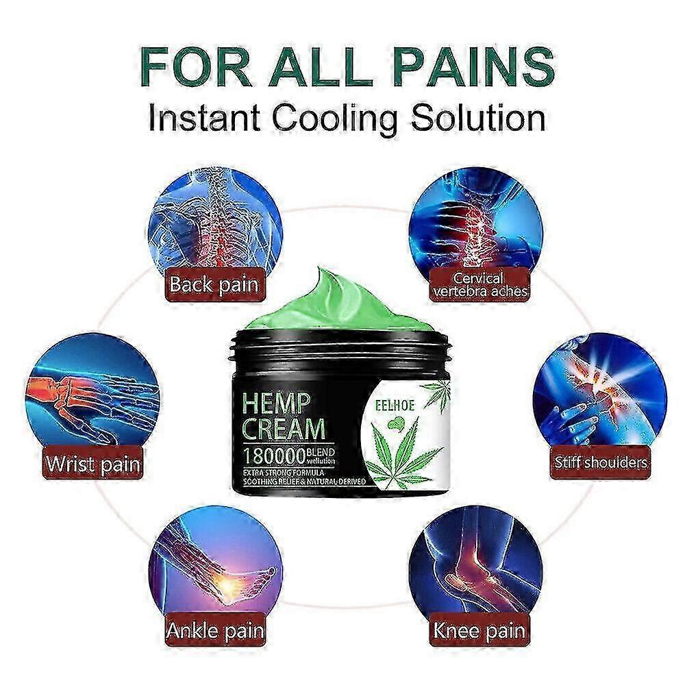 Arthritis Pain Relief Hemp Cream Extra Strong Muscle Joint Stiffness ...