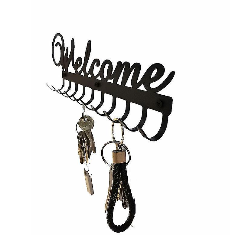 Metal Belt Hook Welcome Key Holder Antique Keyboard Hook Bar Retro ...
