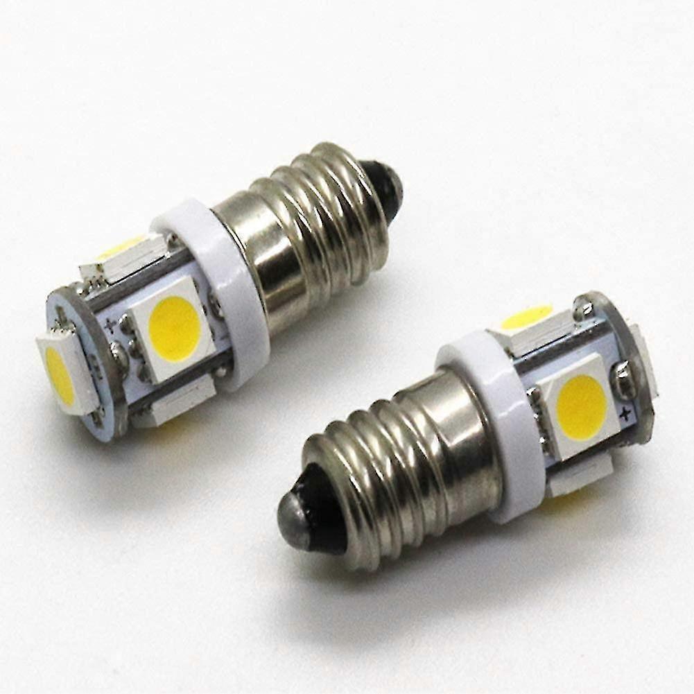 10 Pack E10 9v Cool White 5smd 5w Led Bulbs (cool White, 9v) | Fruugo DK