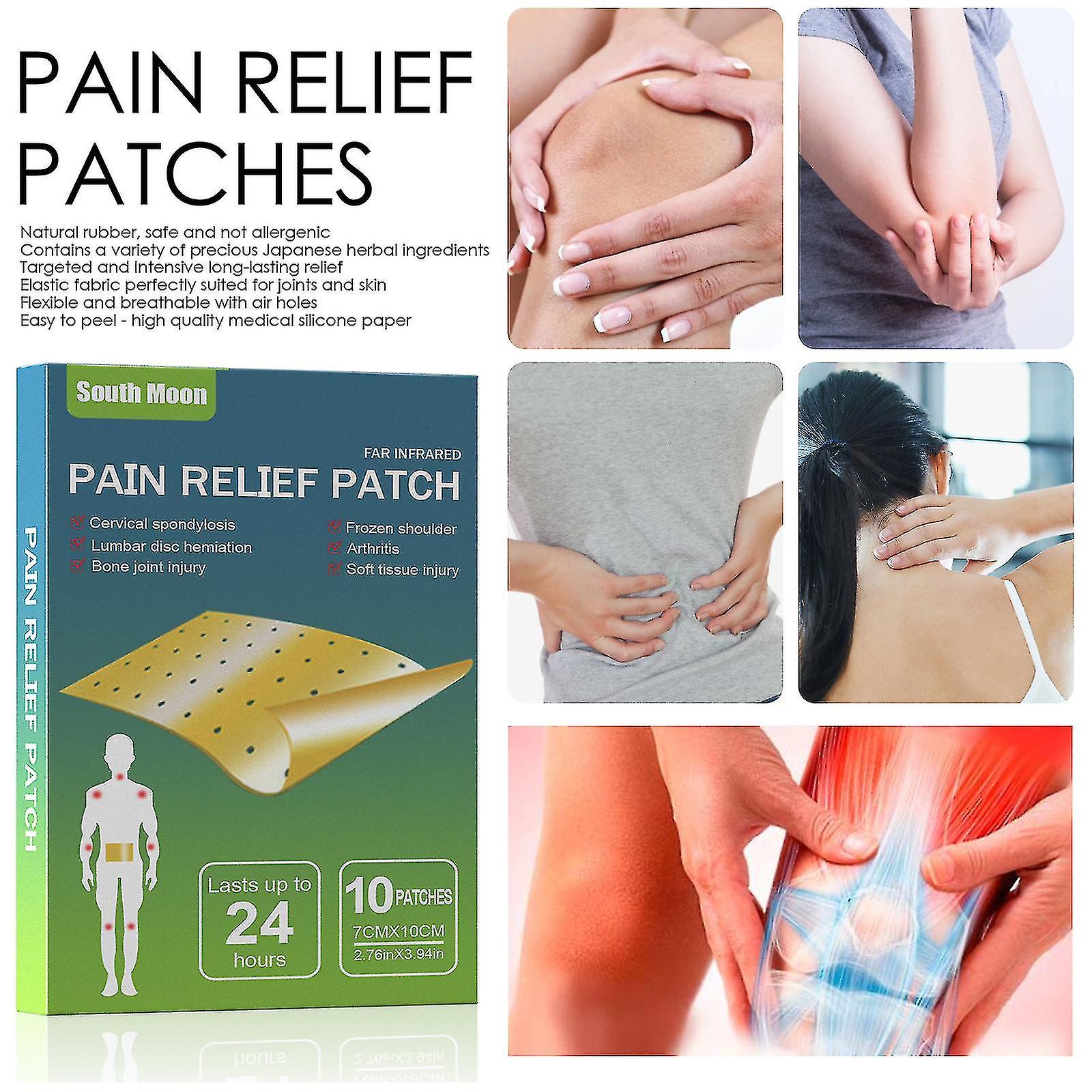 Knee Pain Relief, Wormwood Knee Patch, Thermal Patch For Back Pain ...