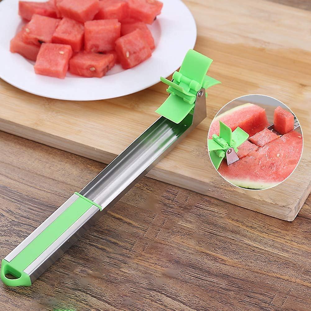 Watermelon Slicer Knife Tongs Corer Fruit Melon Stainless Steel | Fruugo UK