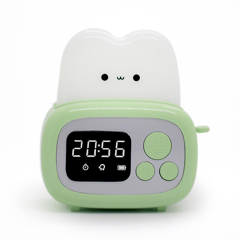 Small Timer Clock Toaster Light, Cute Night Light, Desk Clock Alarm ...