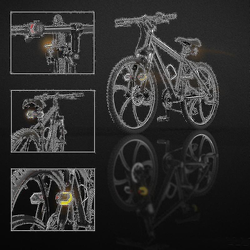 Intelligent Wireless Bike Turn Signal Lights Front And Rear Led ...