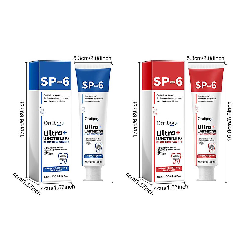 Whitening Toothpaste with Probiotics Easy Using Freshing Breath ...