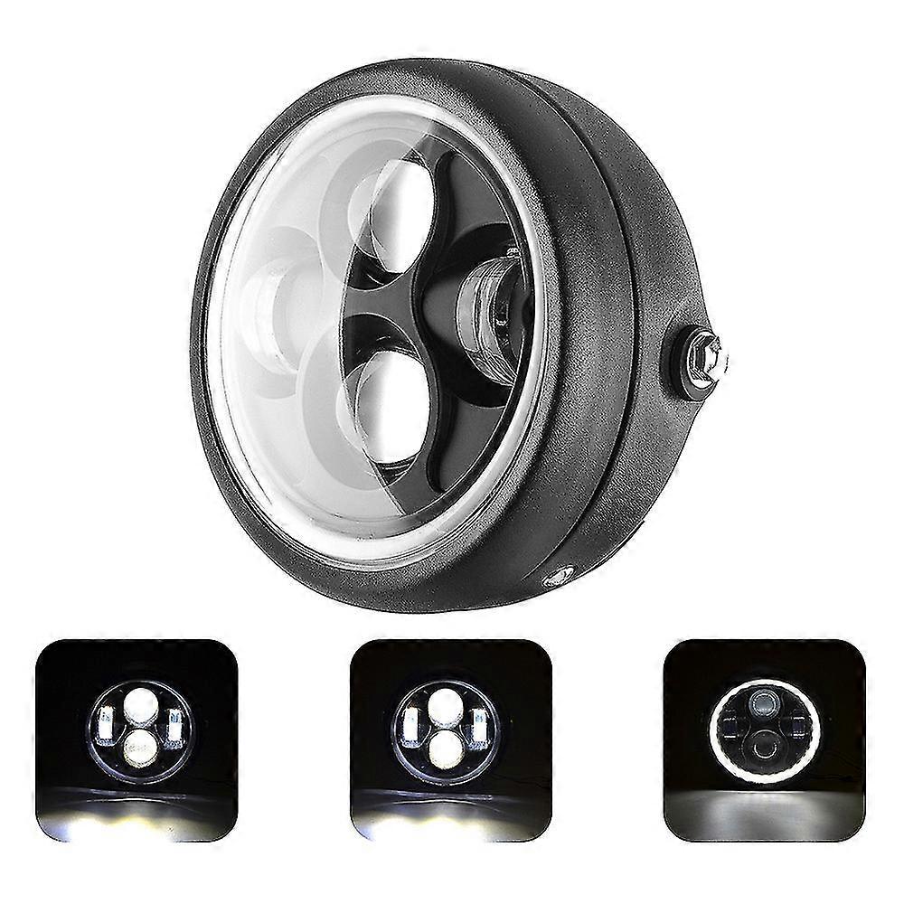 Modified Motorcycle Led Headlight Gn125 Headlight 5.75 Inch Retro ...
