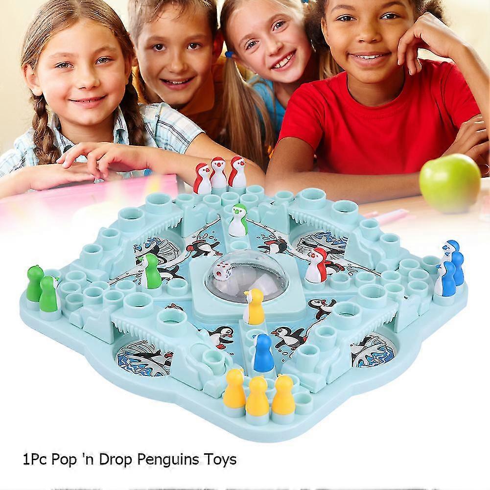 Pop 'n Drop Penguins Game - Interactive Family Board Game with Dice for ...
