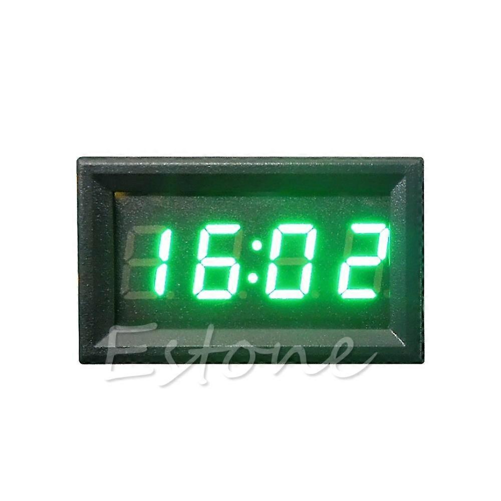 LED Display Digital Clock 12V/24V Dashboard Car Motorcycle Accessory ...