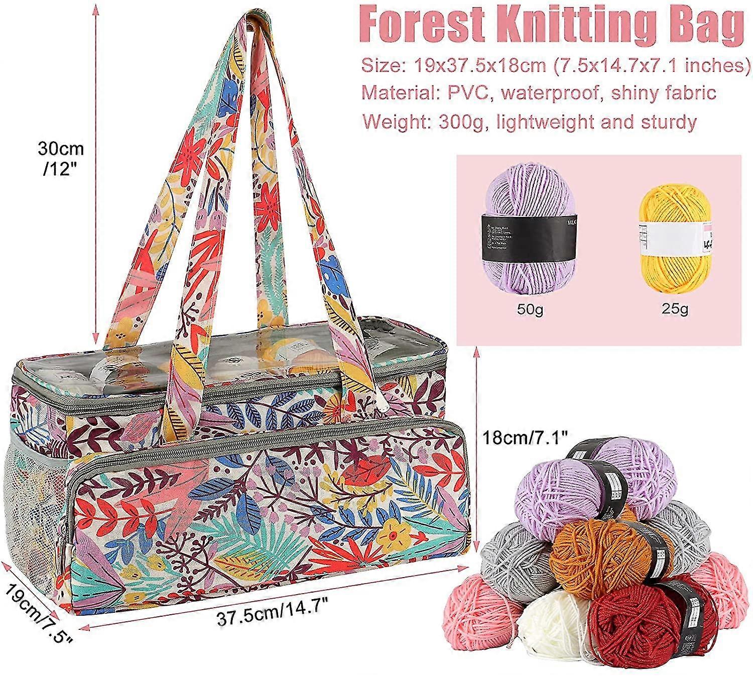 Knitting Bag, Knitting Bags And Knitting Organizers, Crochet Project ...