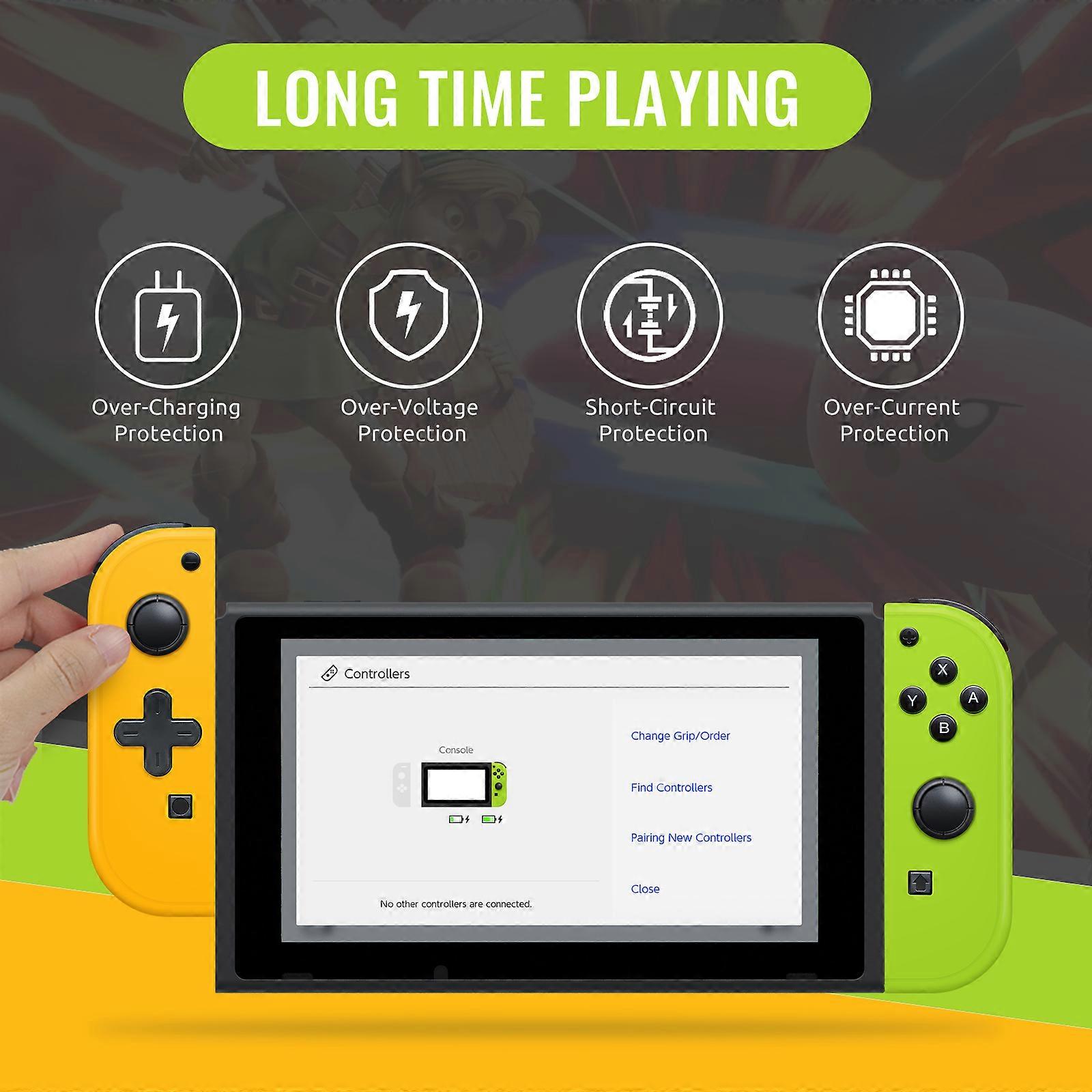 Joy Pad Switch Controller with Strap for Nintendo Switch Support Wake-up Function,L/R Switch ...