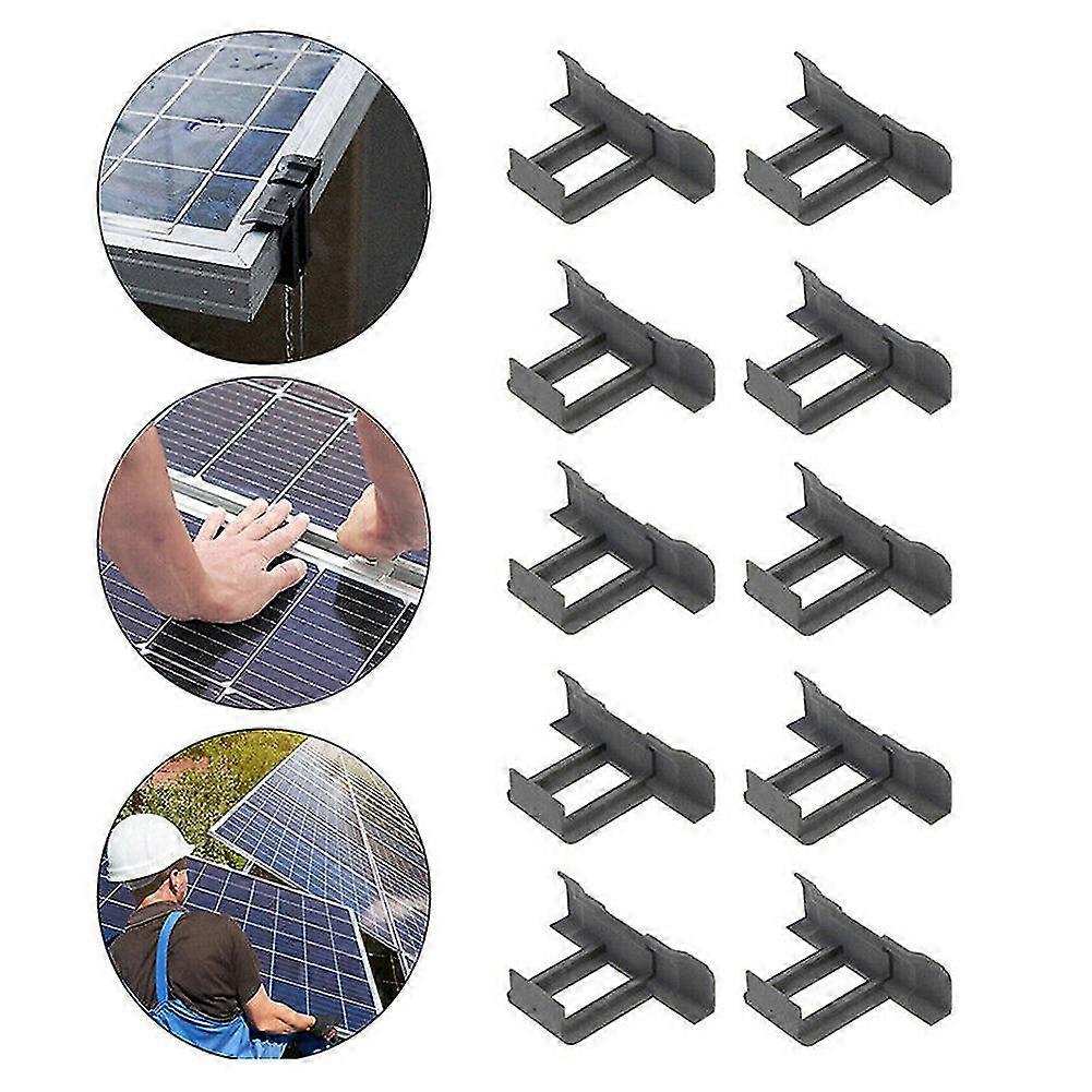 10pcs 30/35/40mm Solar Panel Water Drainage Clips Pv Modules Cleaning ...