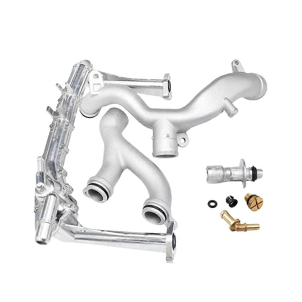 Upgraded Metal Coolant Water Pipe System Kit LR090630 LR092992 LR122710 for Land XE XF XJ F-Type ...