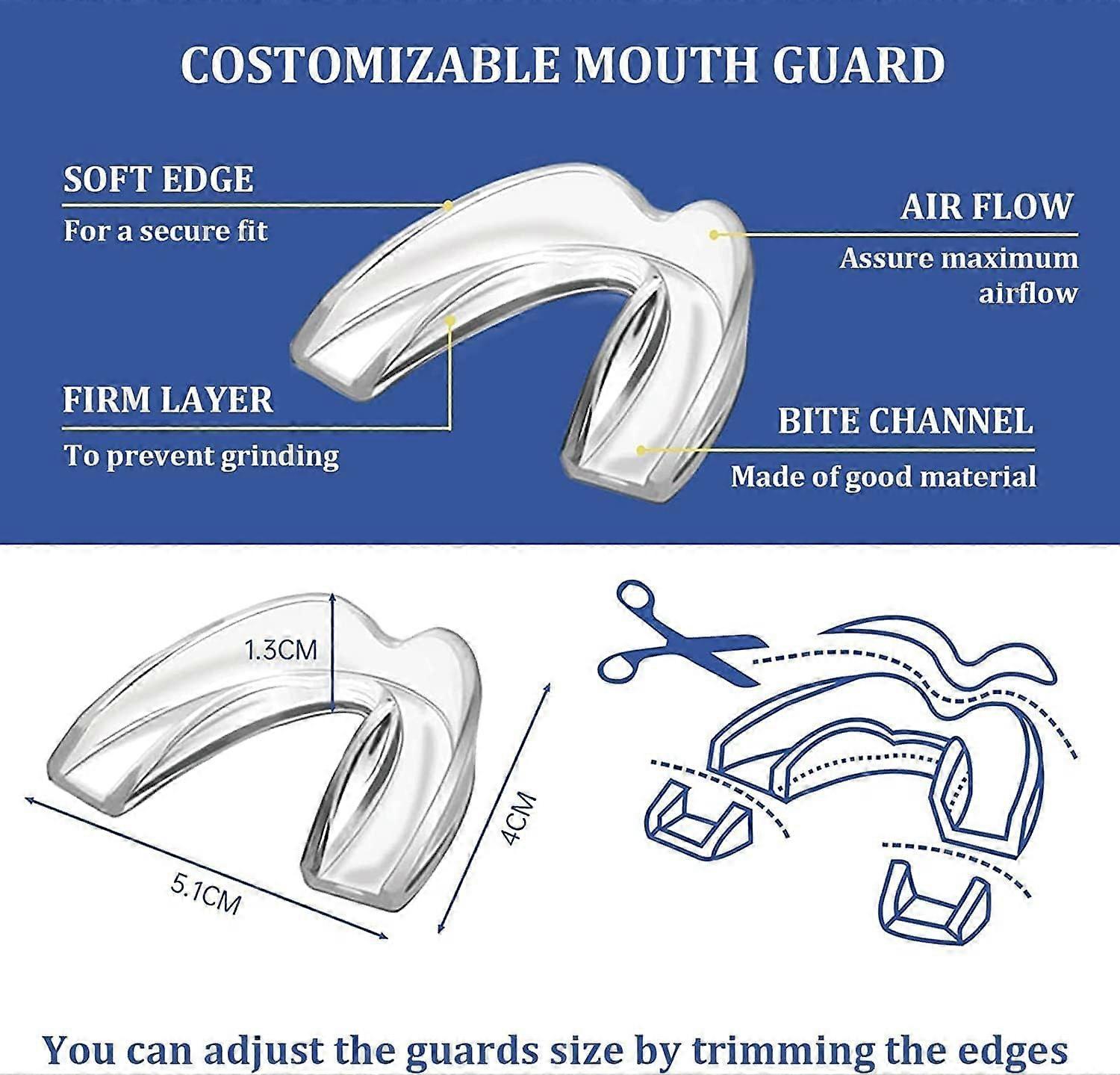 Mouthguard for teeth grinding and clenching, anti-grinding mouthguard ...