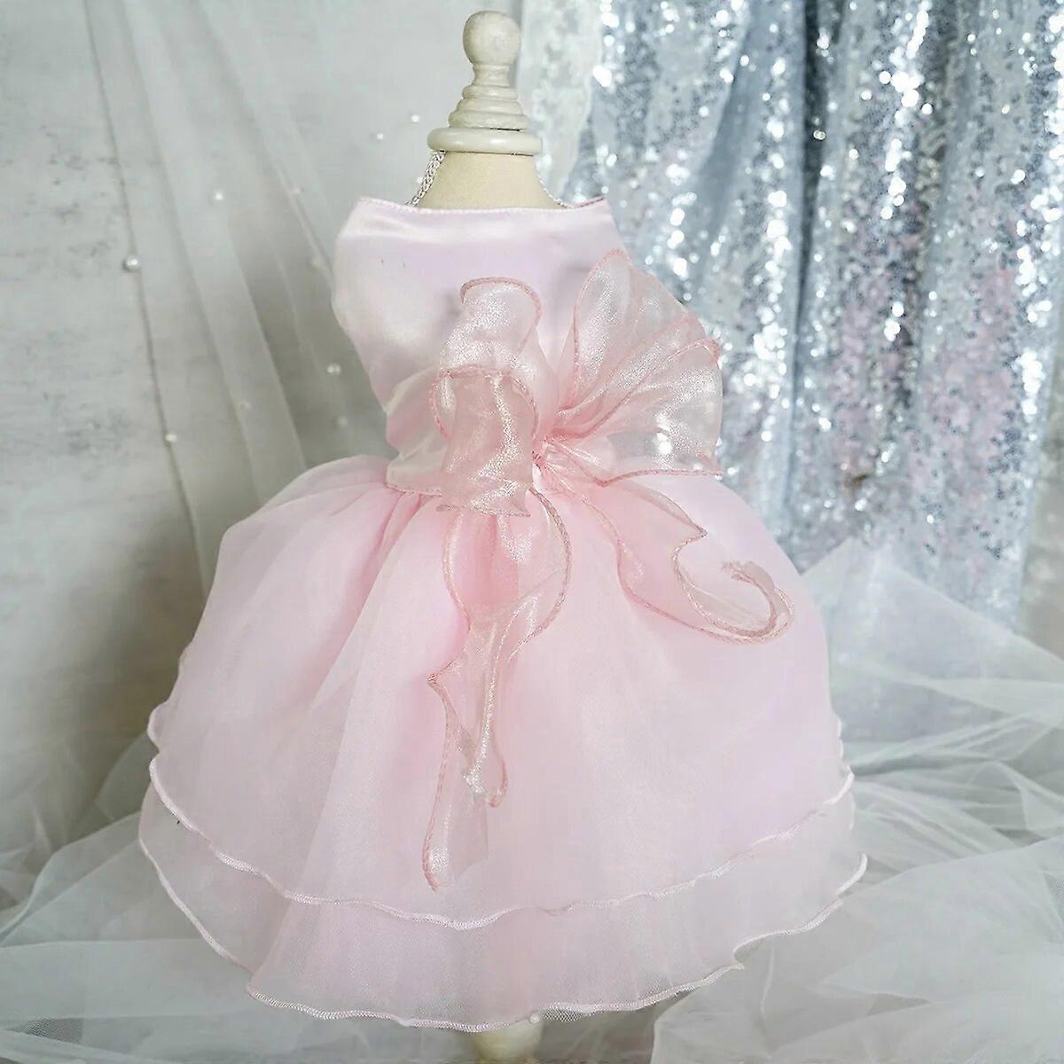 Pet Clothes Dog Wedding Dress Prom Party Princess Dresses for Small ...