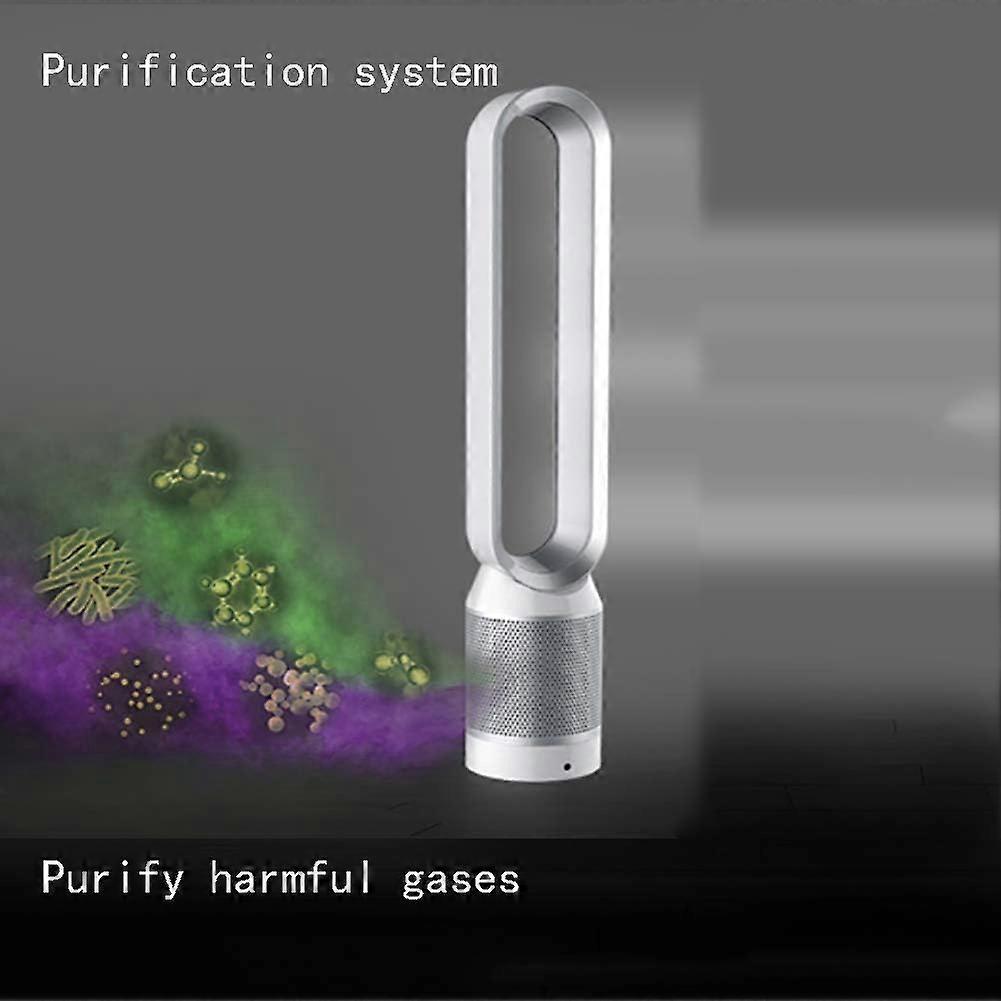 Ultra Quiet Bladeless Fan,Home Negative Ions Air Cleaner Evaporative ...