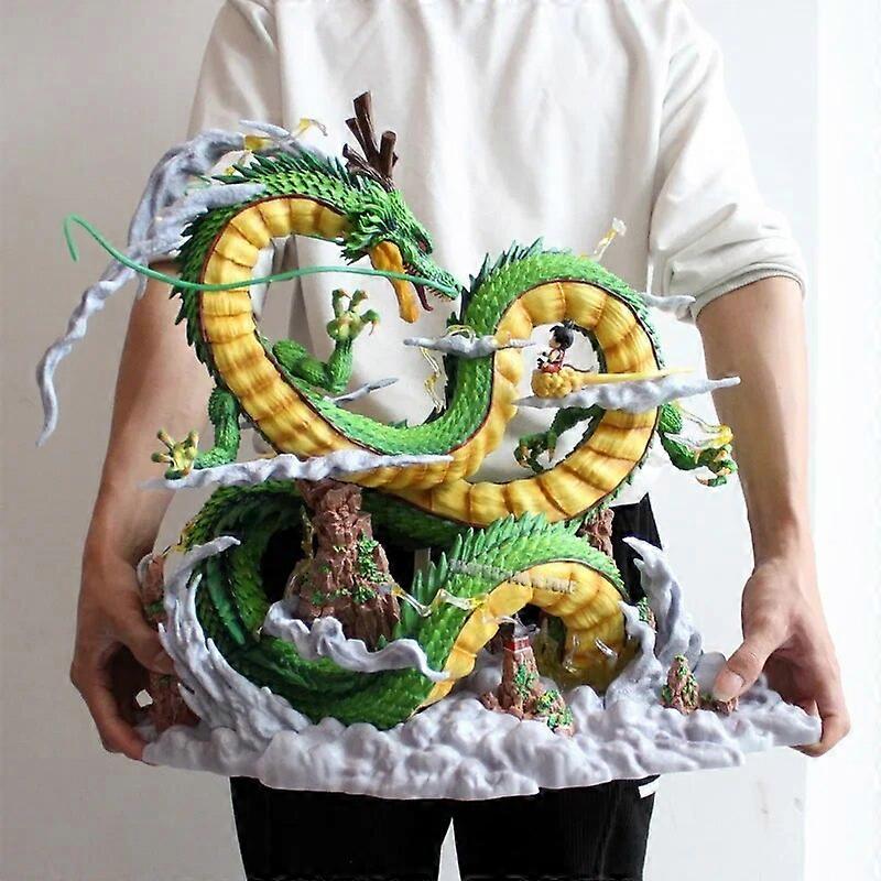 45cm Dragon Ball Z Figure Shenron Son Goku Wish Dragon Action Figure ...