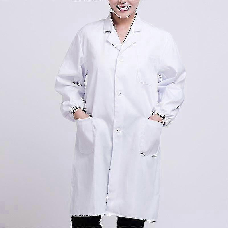 White Lab Coat Doctor Hospital Scientist School Fancy Dress Costume For ...