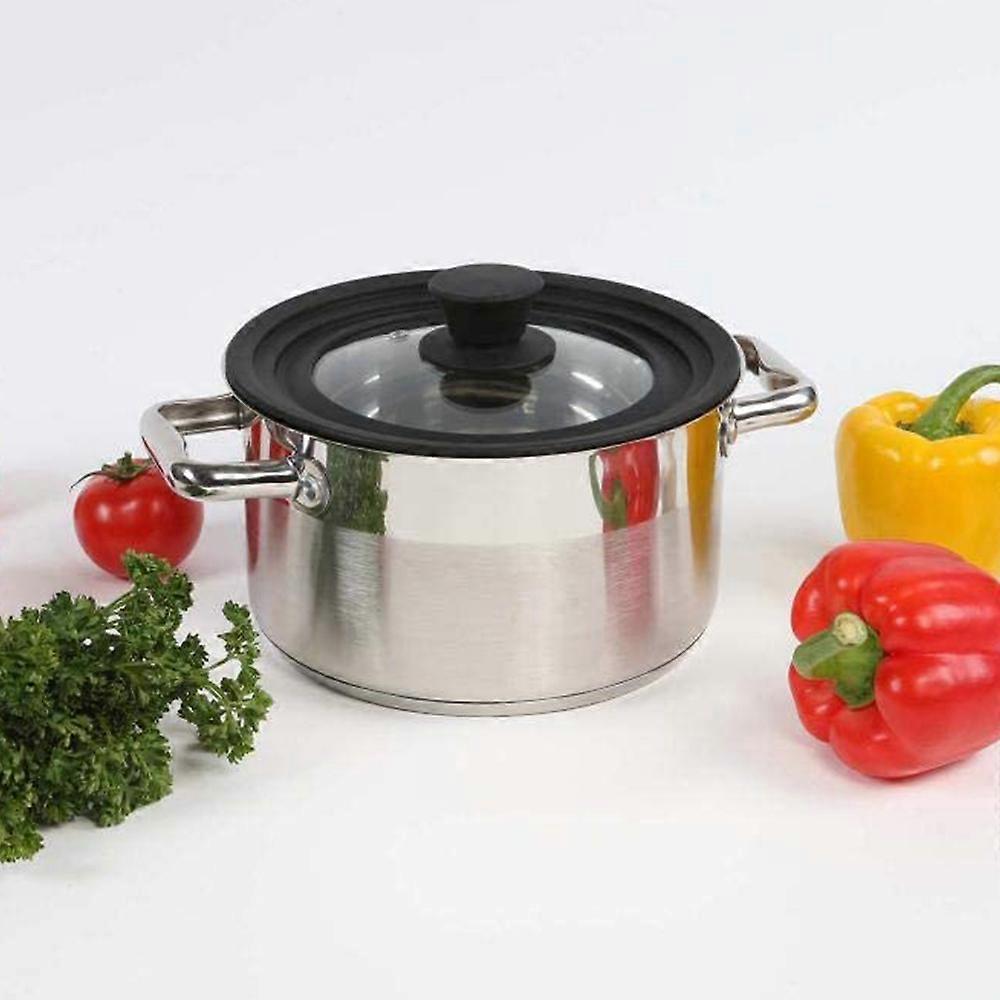 Universal Lid for Pots Pans and Skillets - Tempered Glass with Heat ...