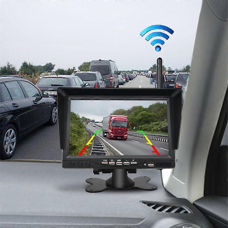 Noktowizor Bezprzewodowa kamera cofania 7-calowy ekran monitora ...