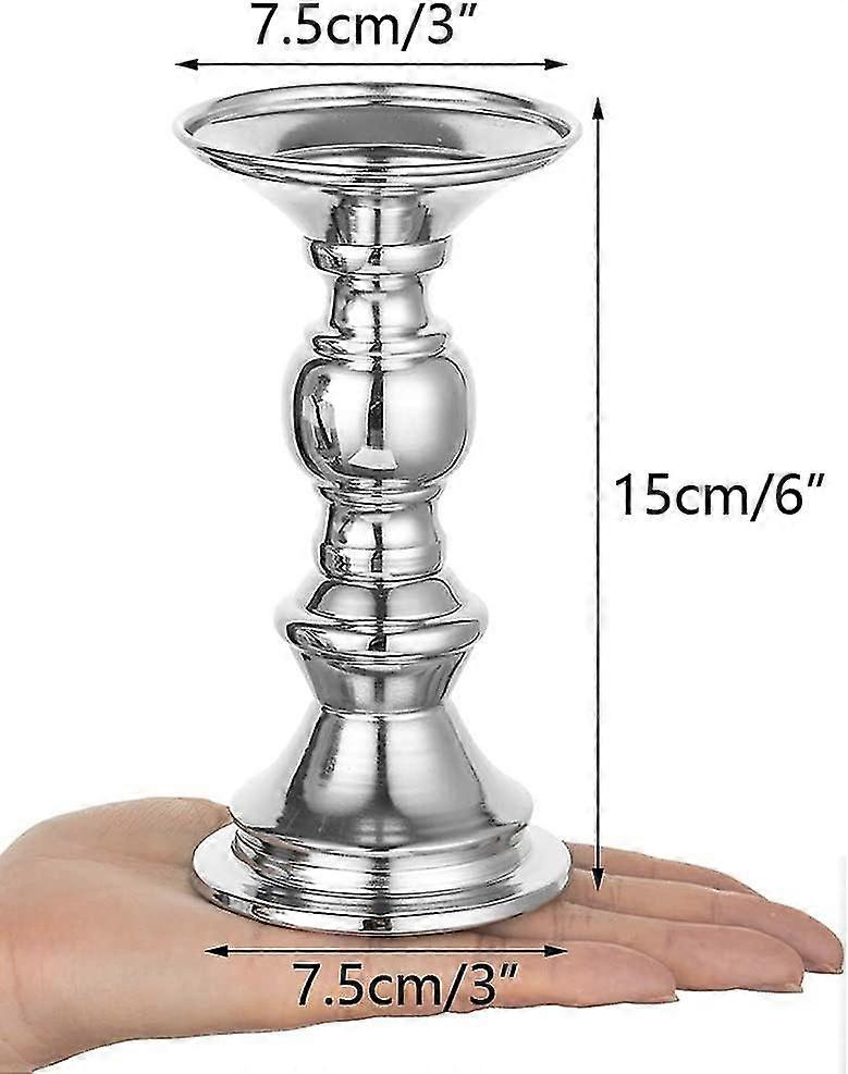 Set Of 2 Tick Metal Pillar Hs, Pillar H | Fruugo UK