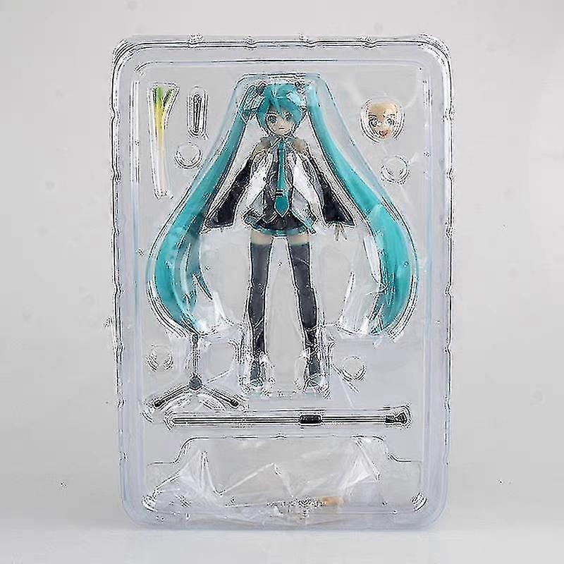 15cm Hatsune Miku Anime Figure Figma 014 Standing Posture Manga Statue ...