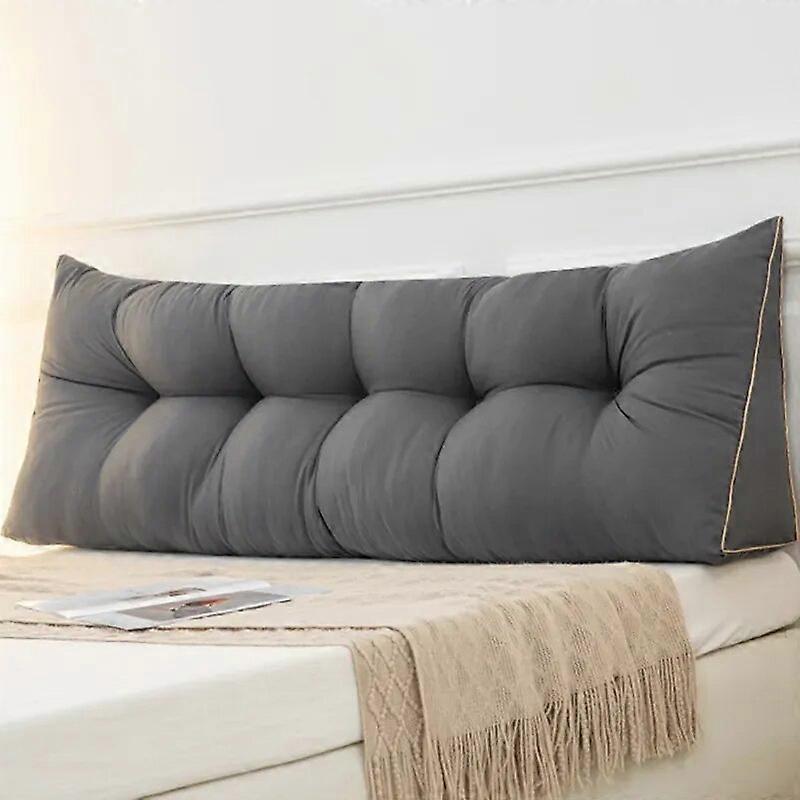 Soft Lumbar Support Wedge Sleeping Headboard Pillow Triangle Cushion ...
