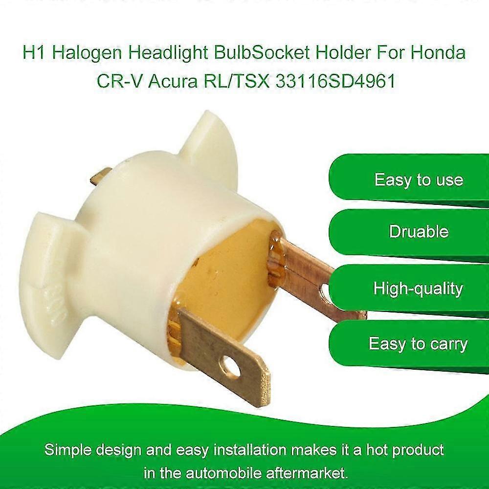 H1 Halogen Accessories Socket Adapter Car Supplies Base Replacement ...