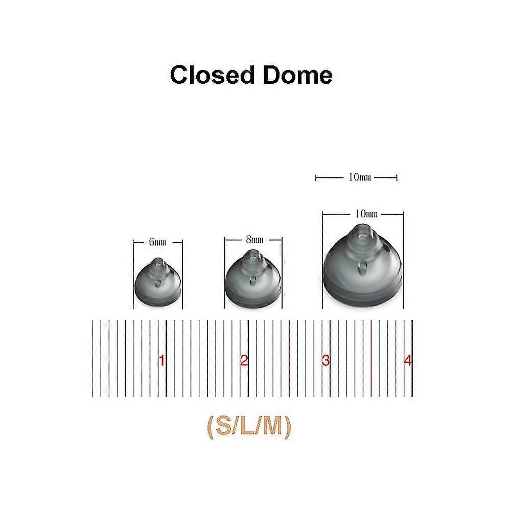 Phonak/unitron 4.0 Hearing Aid Domes Variety Packopen/closed/power ...
