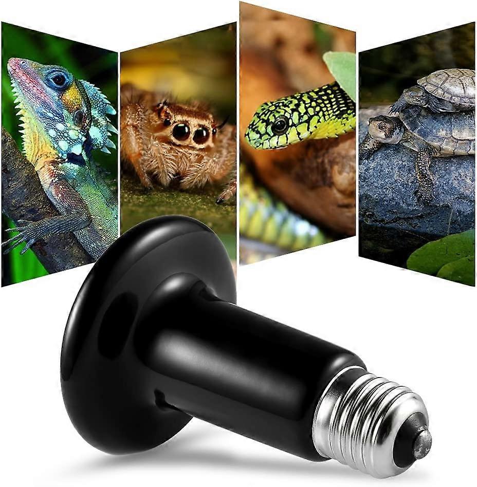 Terrarium Reptile Heat Bulb, Ceramic Heat Emitter 100w, E27 Infrared ...