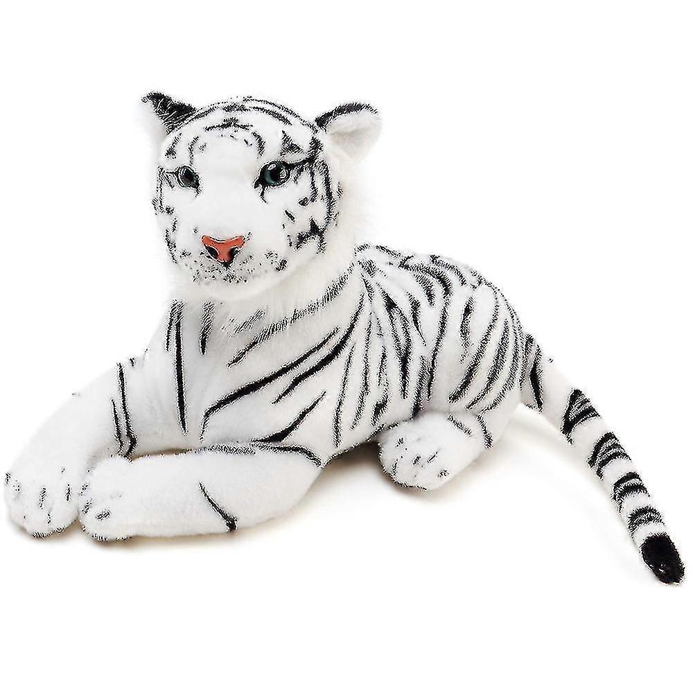 Giant Siberian White Tiger Lifelike Stuffed Animal Plush Lifesize Tiger ...
